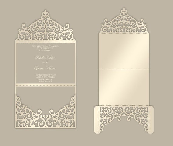 Envelope Fold Invitations