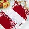 Ornamental Laser Cut Wedding Invitation Card Frame Template Oval/round ...