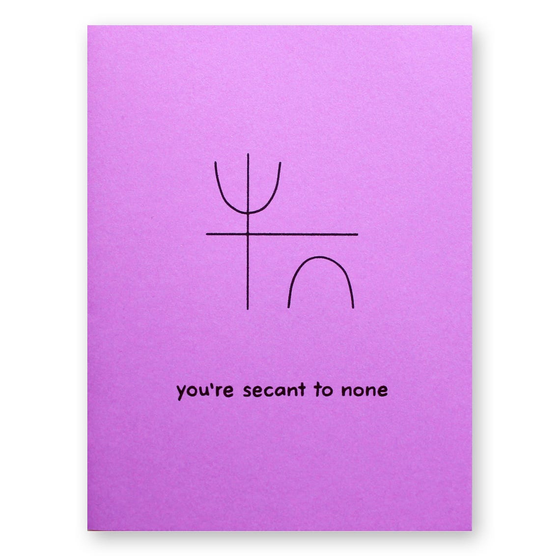 Math Graduation Card Maths Thank You Pun Secant to None - Etsy