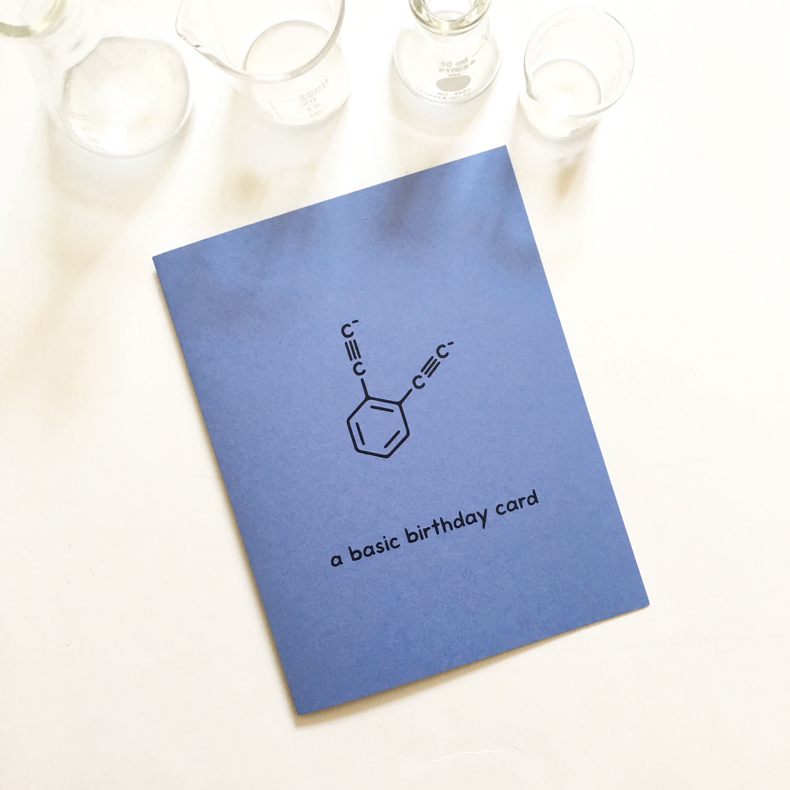 Science Birthday Card Basic Birthday Card Acid Base Etsy