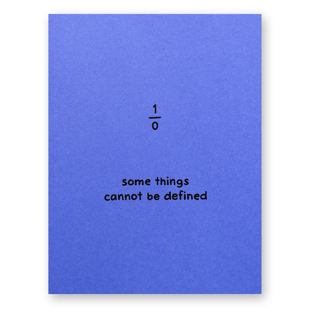 Math Fraction Sympathy Card | Encouragement Card | Some Things Cannot ...