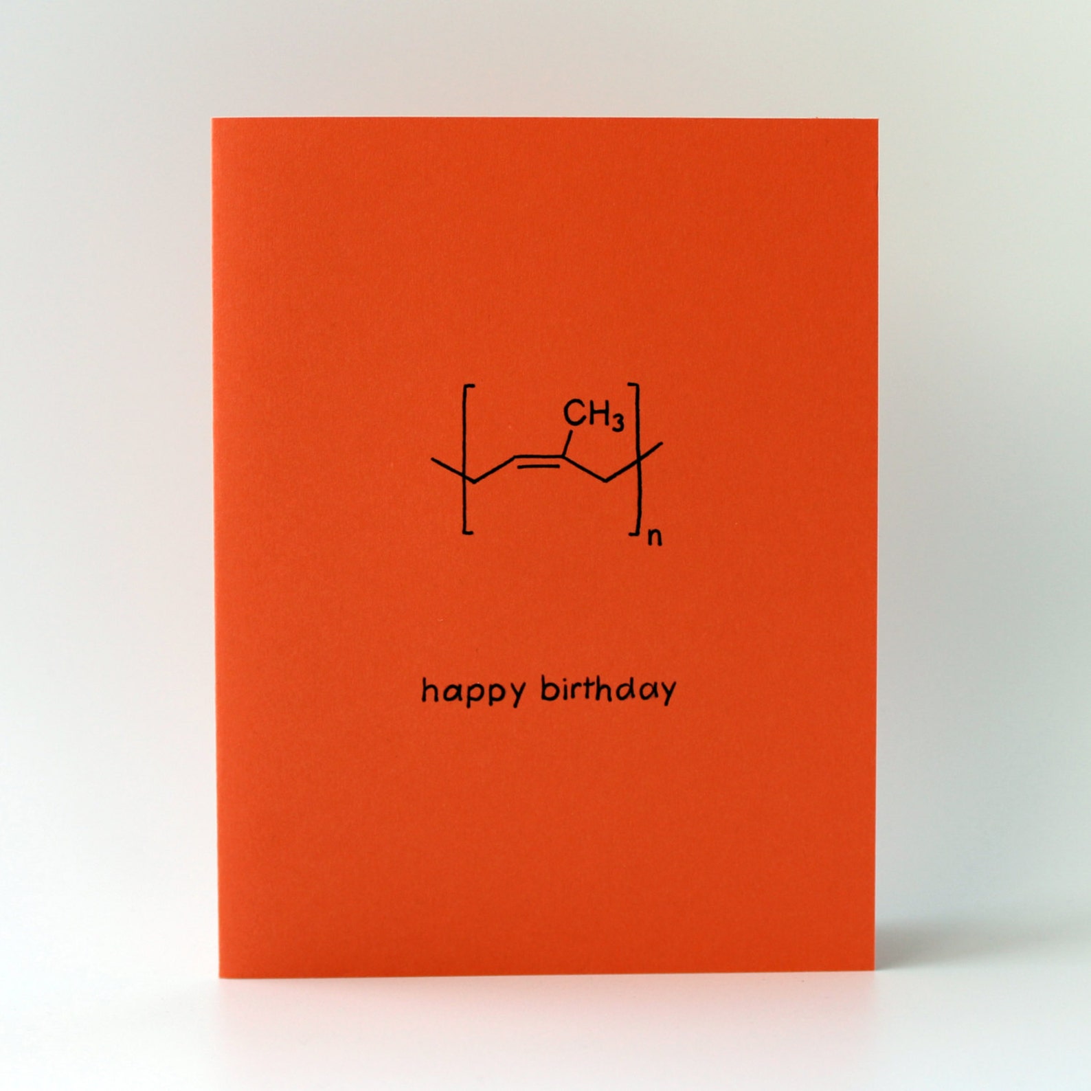 Chemistry Happy Birthday Card Science Balloon Latex Polymer | Etsy