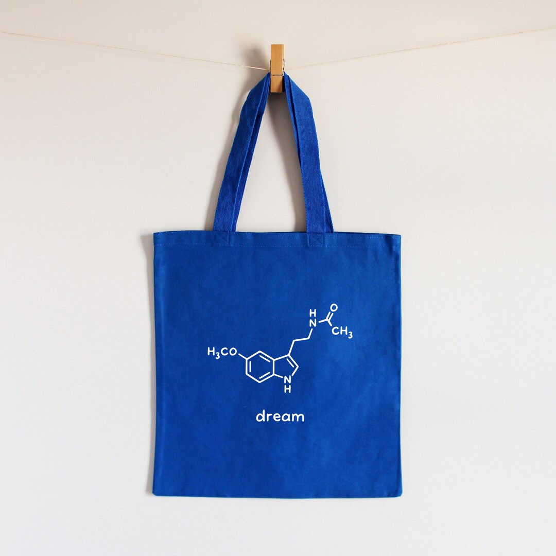 Chemistry Tote Bag | Science Teacher Molecule Melatonin Dream Grocery ...