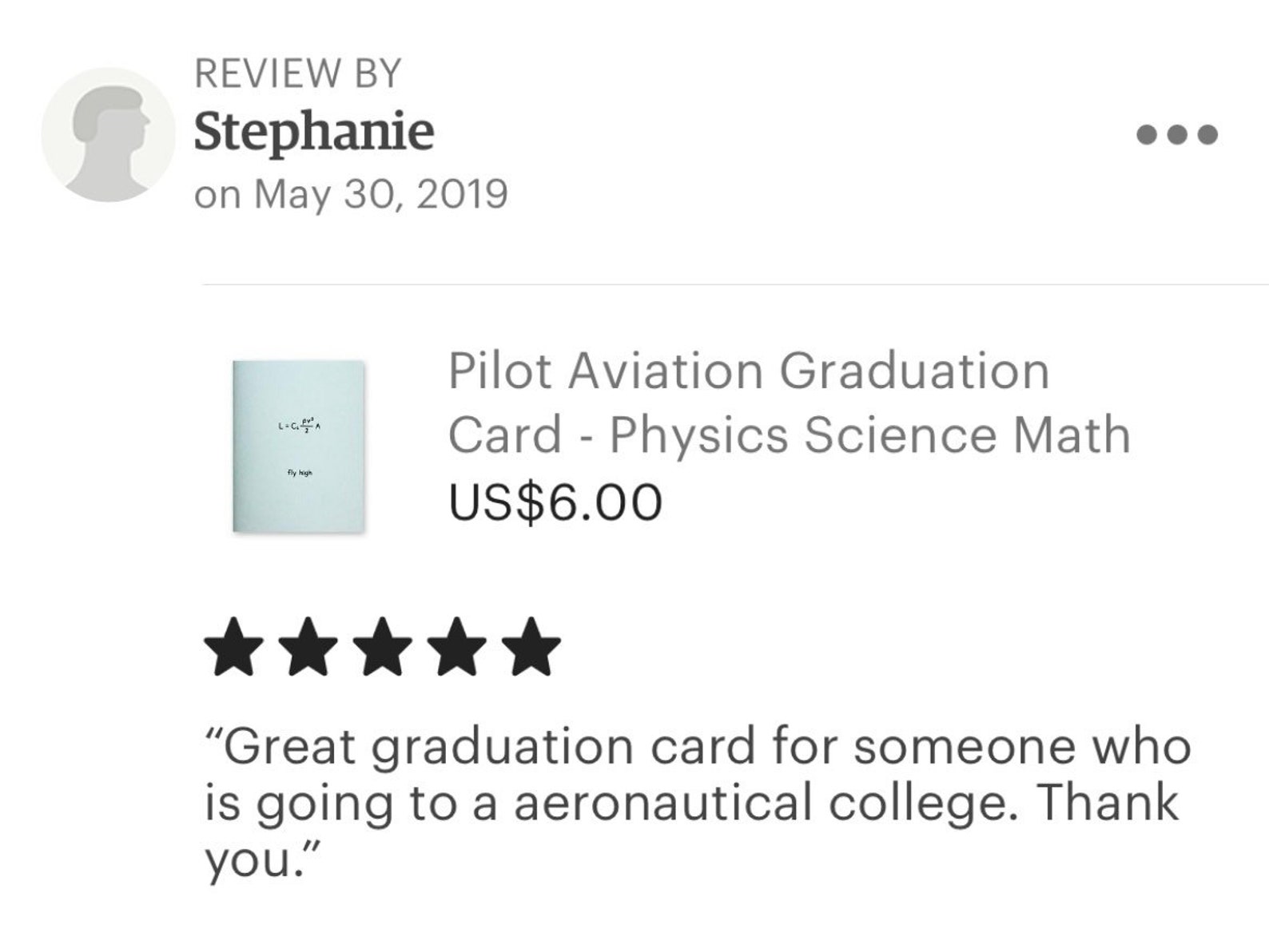Pilot Aviation Graduation Card Physics Science Math Flight - Etsy