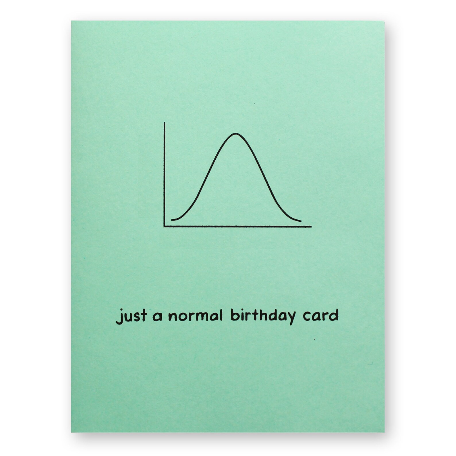 Normal Birthday Card Statistics Normal Distribution - Etsy Canada