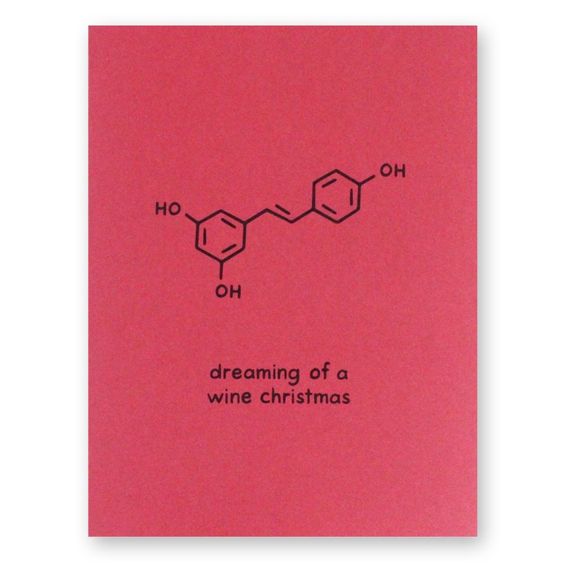 Holiday Drinks Chemistry Christmas Card Set of 5 Science - Etsy