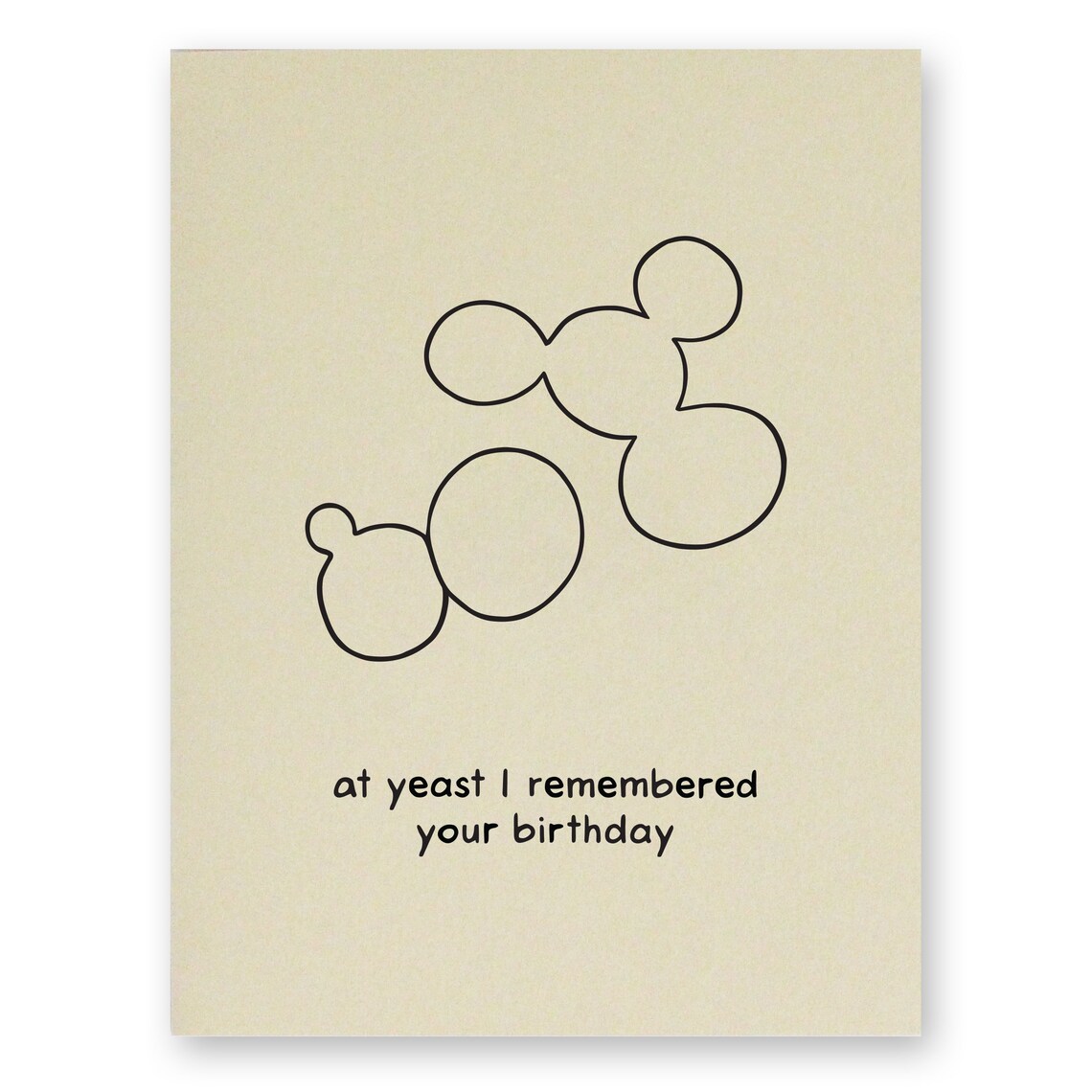 Biology Pun Birthday Card Yeast Science Mycology Budding - Etsy Canada