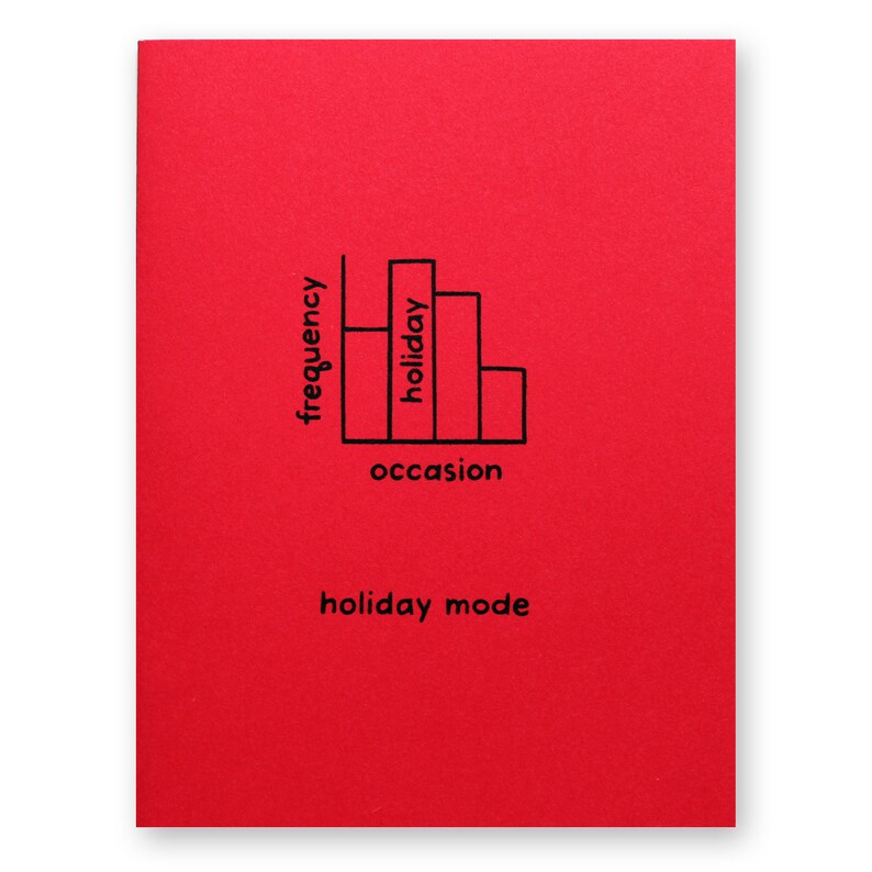 Math Holiday Card Set 5 Cards Mathematics Stats Christmas | Etsy