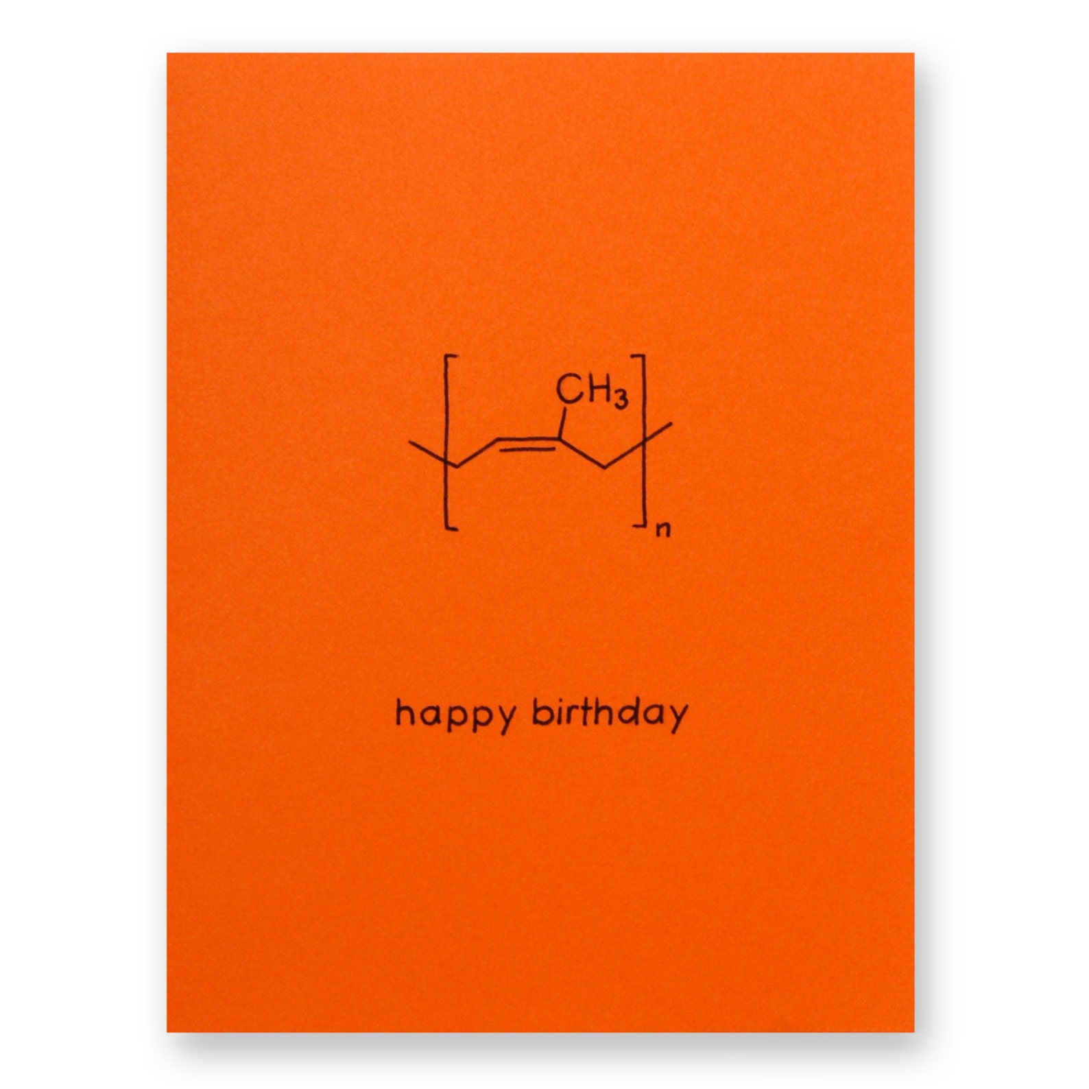 Chemistry Happy Birthday Card Science Balloon Latex Polymer | Etsy