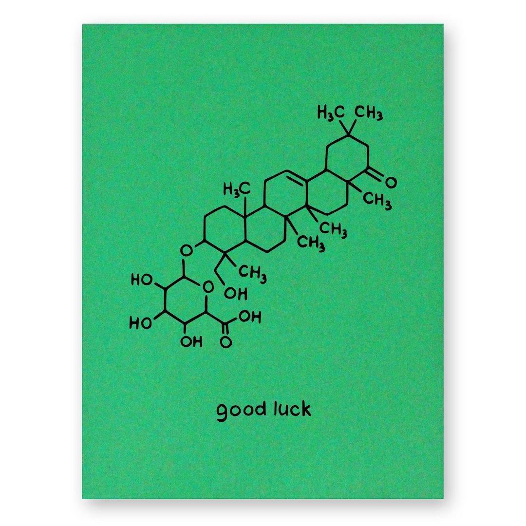 Good Luck Clover Card | Chemistry Nerd Geek Plant Science Botany ...
