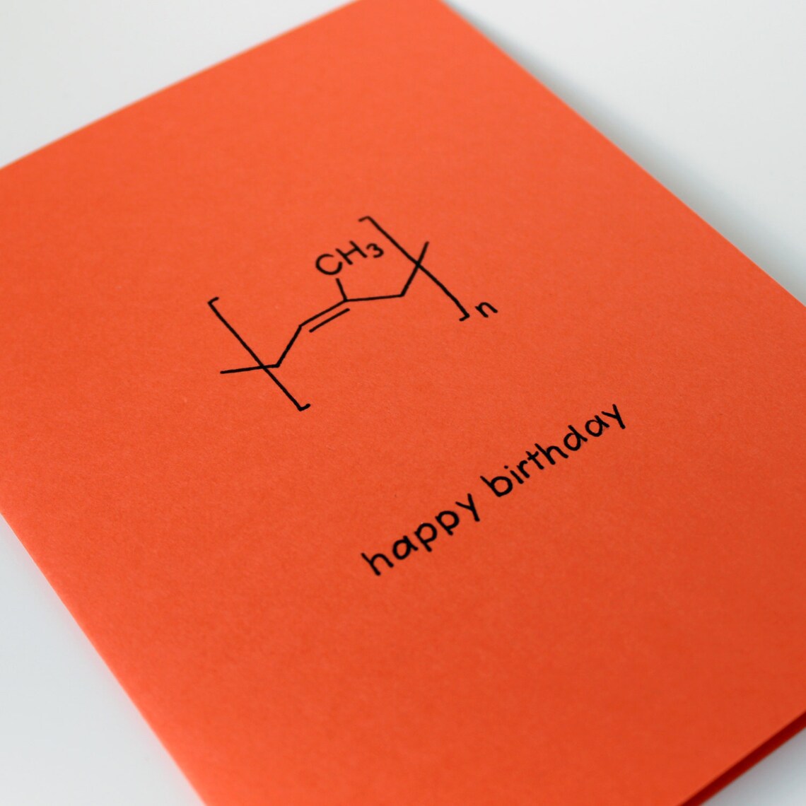 Chemistry Happy Birthday Card Science Balloon Latex Polymer | Etsy