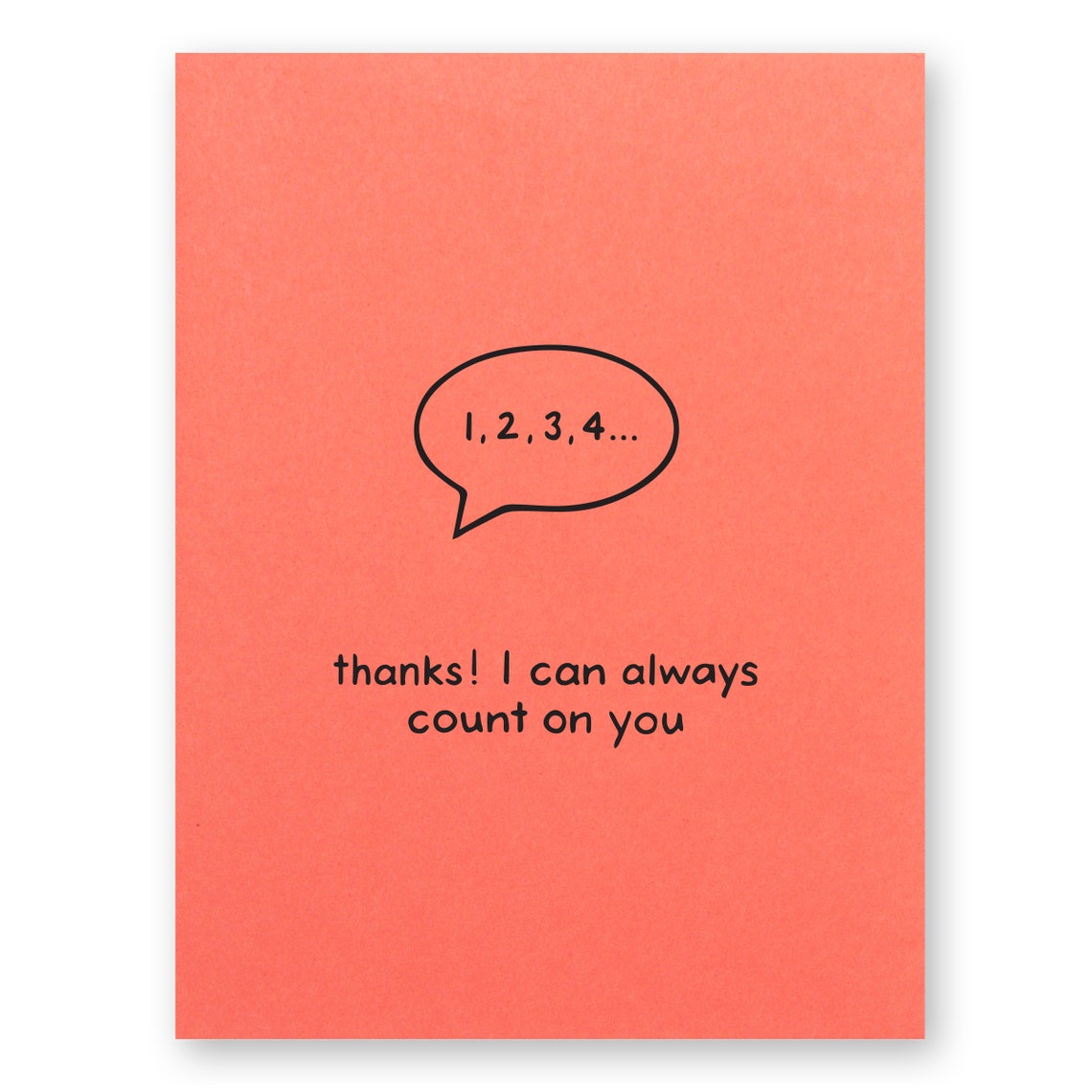 Math Thank You Card Set of 5 Teacher Tutor Parent | Etsy