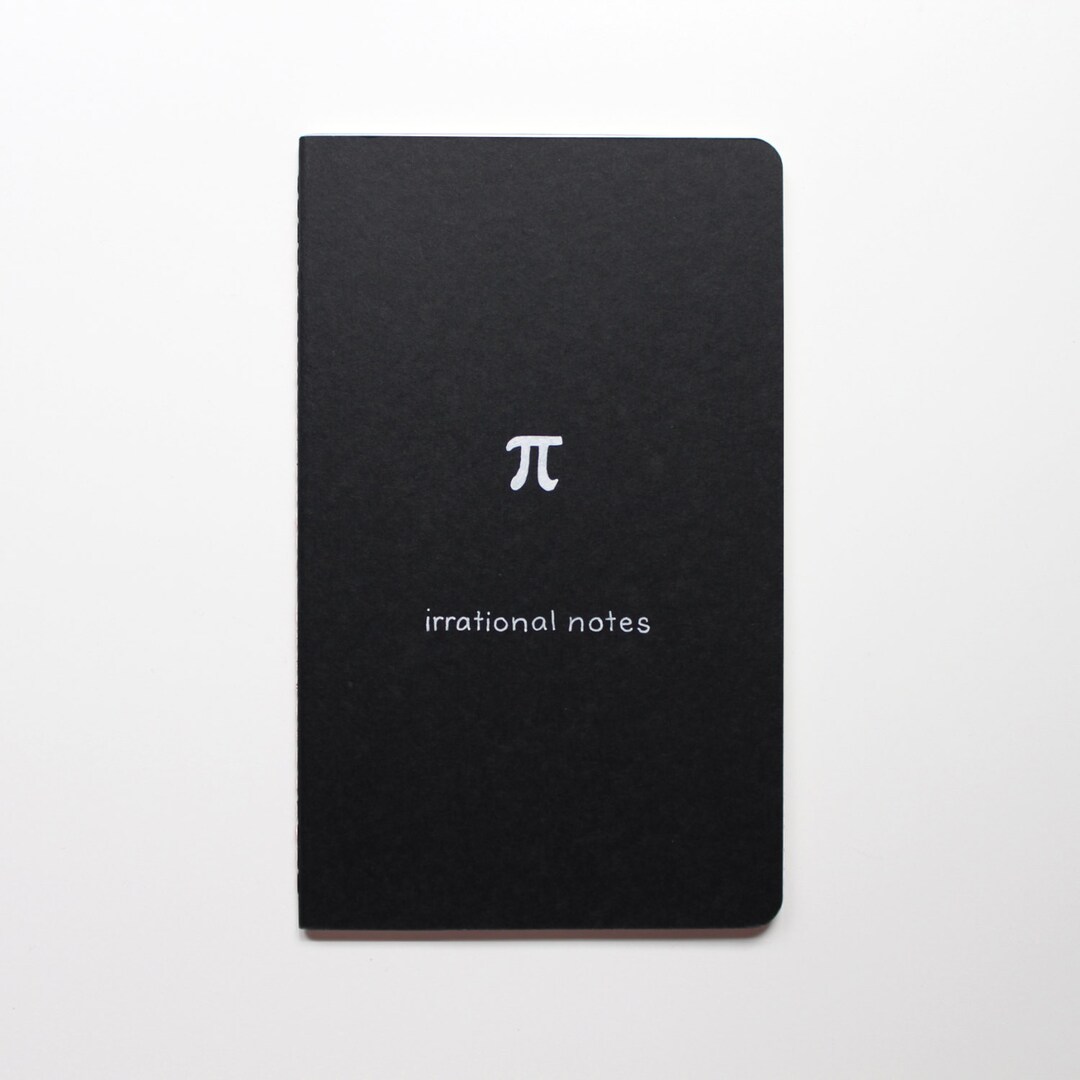 Pi Math Nerd Journal Notebook (LARGE) - Irrational Notes - Pi Day Funny ...