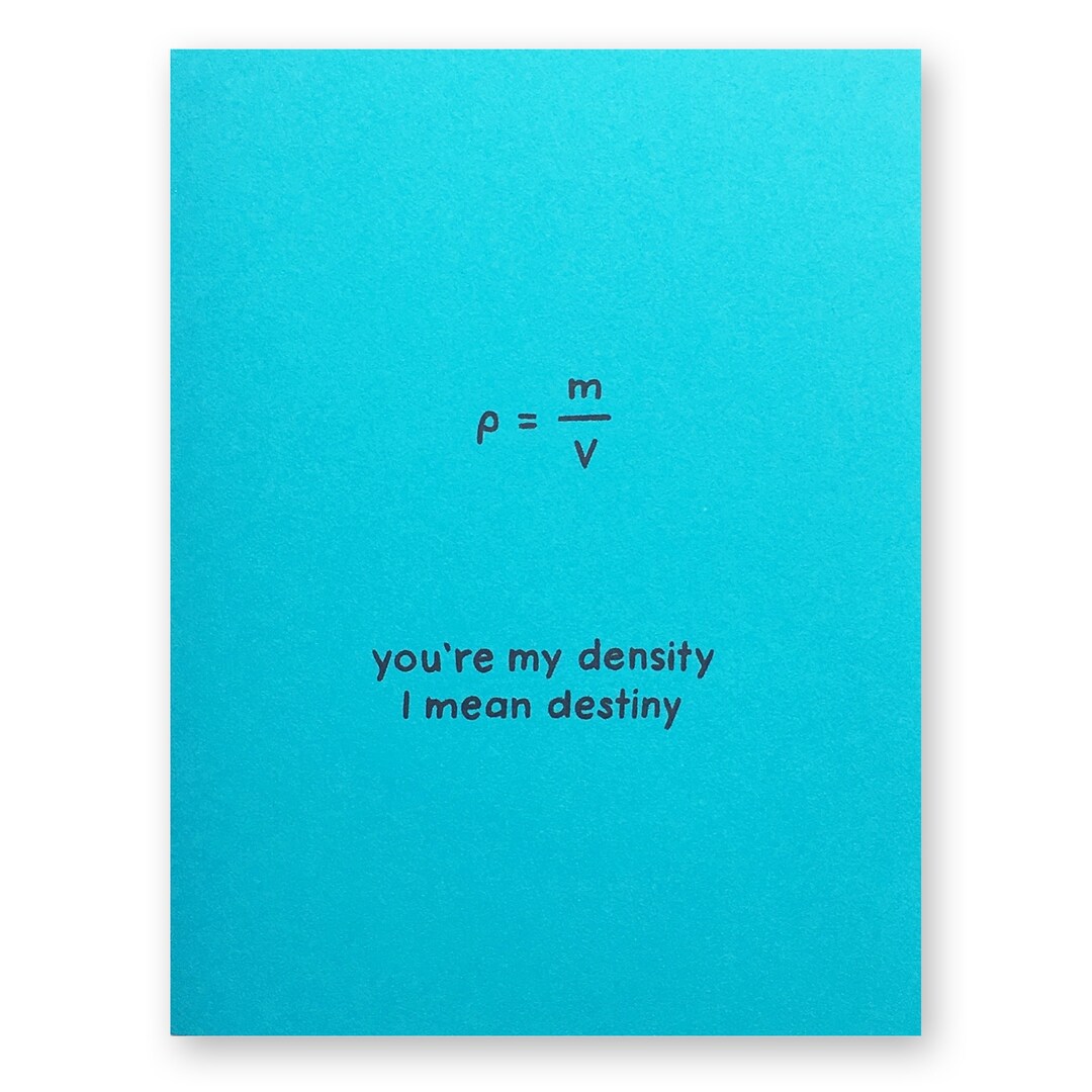 Physics Valentine Card | Science Funny Valentine | Nerd Love | You're ...