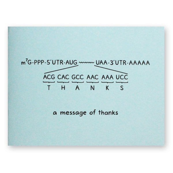 Microbiology Card Thank You - Etsy