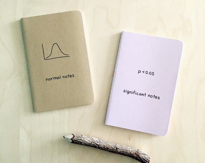 Statistics Stats Nerd Notebook Set P Value and Normal Curve ...