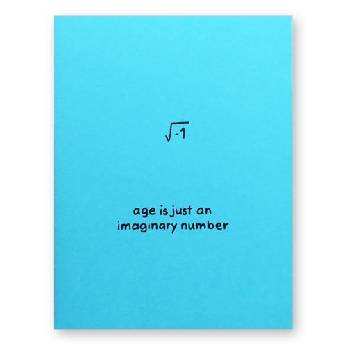 Math Birthday Card Sum One's Birthday Summation Number | Etsy