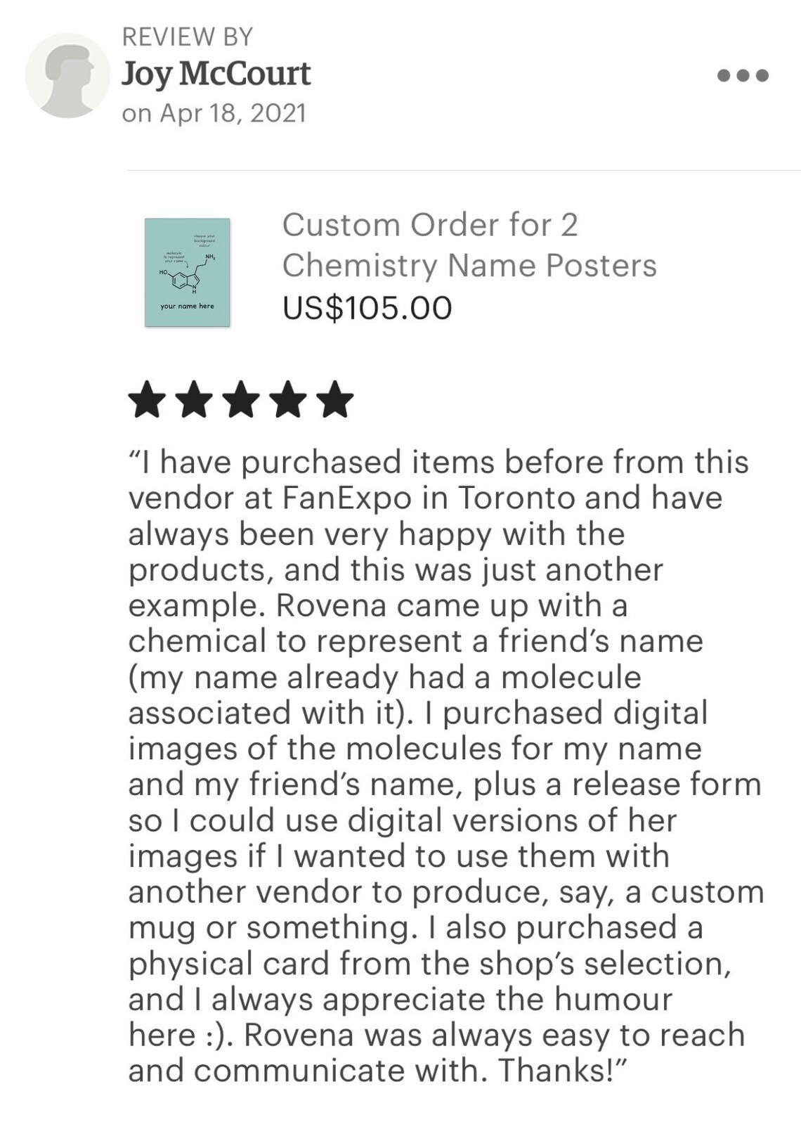 Custom Chemistry Name Poster 8 X 10 Inch DIGITAL File Your - Etsy