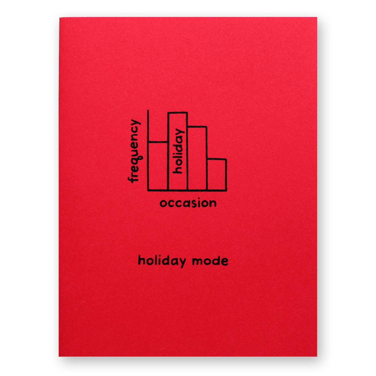 Statistics Christmas Card Holiday Mode Math Holiday Card - Etsy