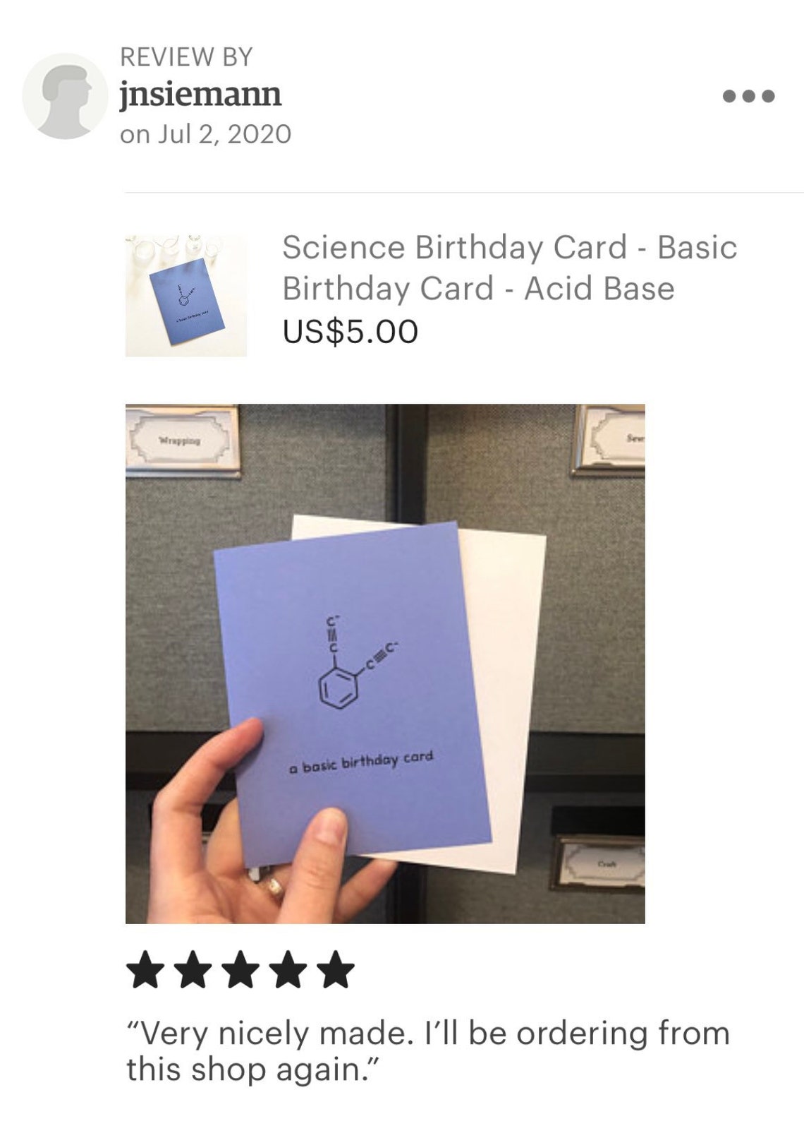 Science Birthday Card Basic Birthday Card Acid Base | Etsy Canada