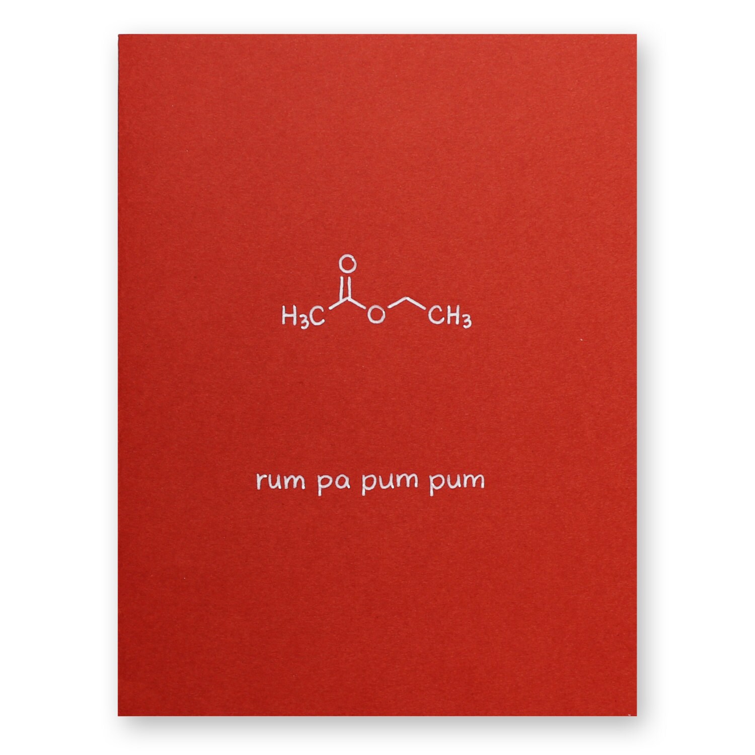 Rum Christmas Holiday Card Molecule Card Alcohol Chemistry - Etsy