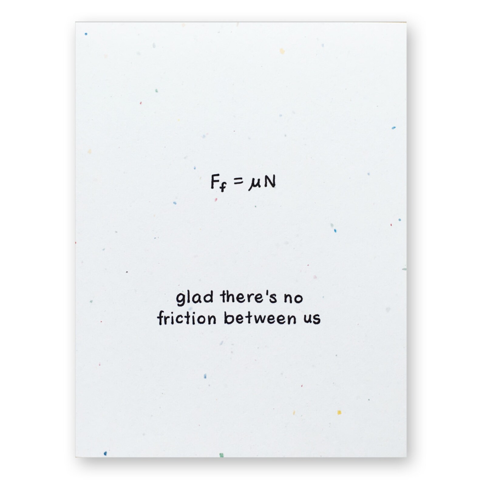 Physics Valentine Card | Science Equation Love Friendship | Glad There ...