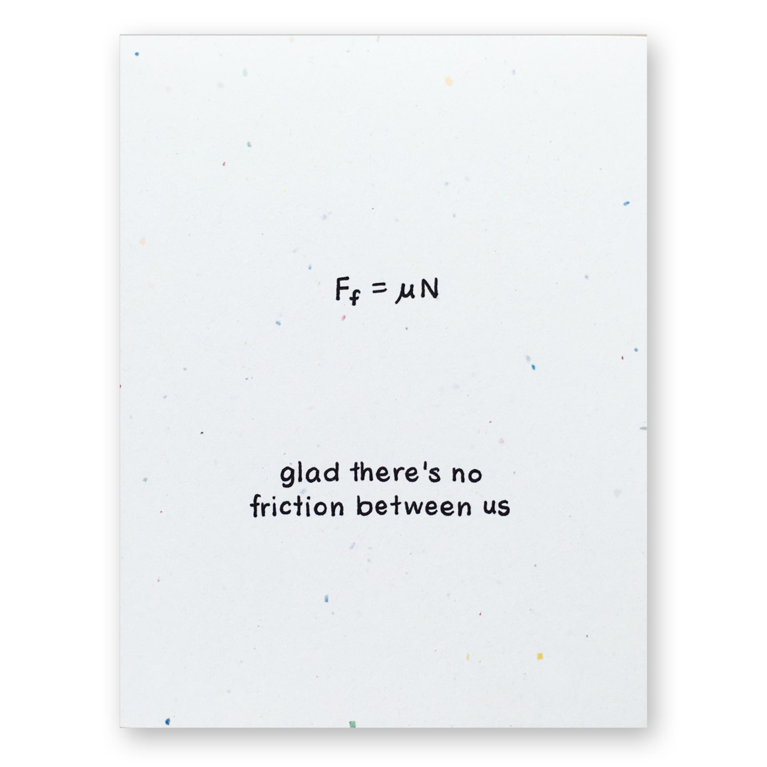 Physics Valentine Card Science Equation Love Friendship | Etsy