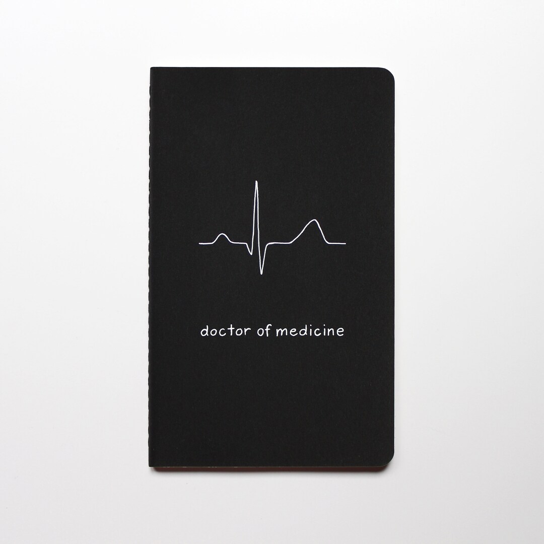 Doctor Medical Notebook | Human Heartbeat QRS Complex Medicine Journal ...
