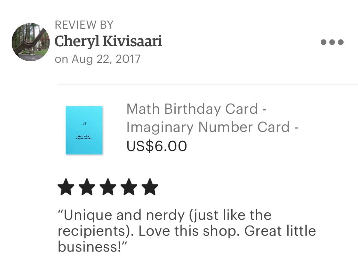 Math Birthday Card Funny Maths Mathematician Age is Just an - Etsy