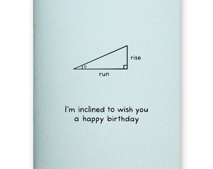 Engineer Birthday Card Inclined Plane Engineering Simple Machine STEM ...