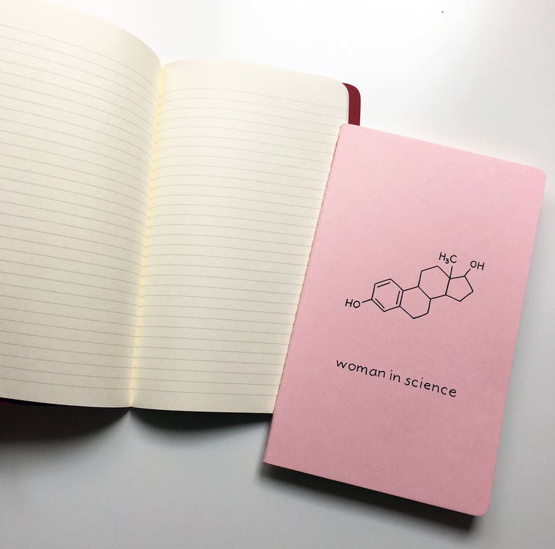 Woman Science Journal Notebook Estrogen Female Hormone - Etsy