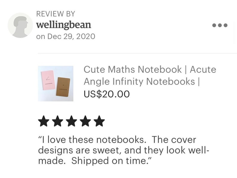 Cute Maths Notebook Acute Angle Infinity Notebooks Math - Etsy