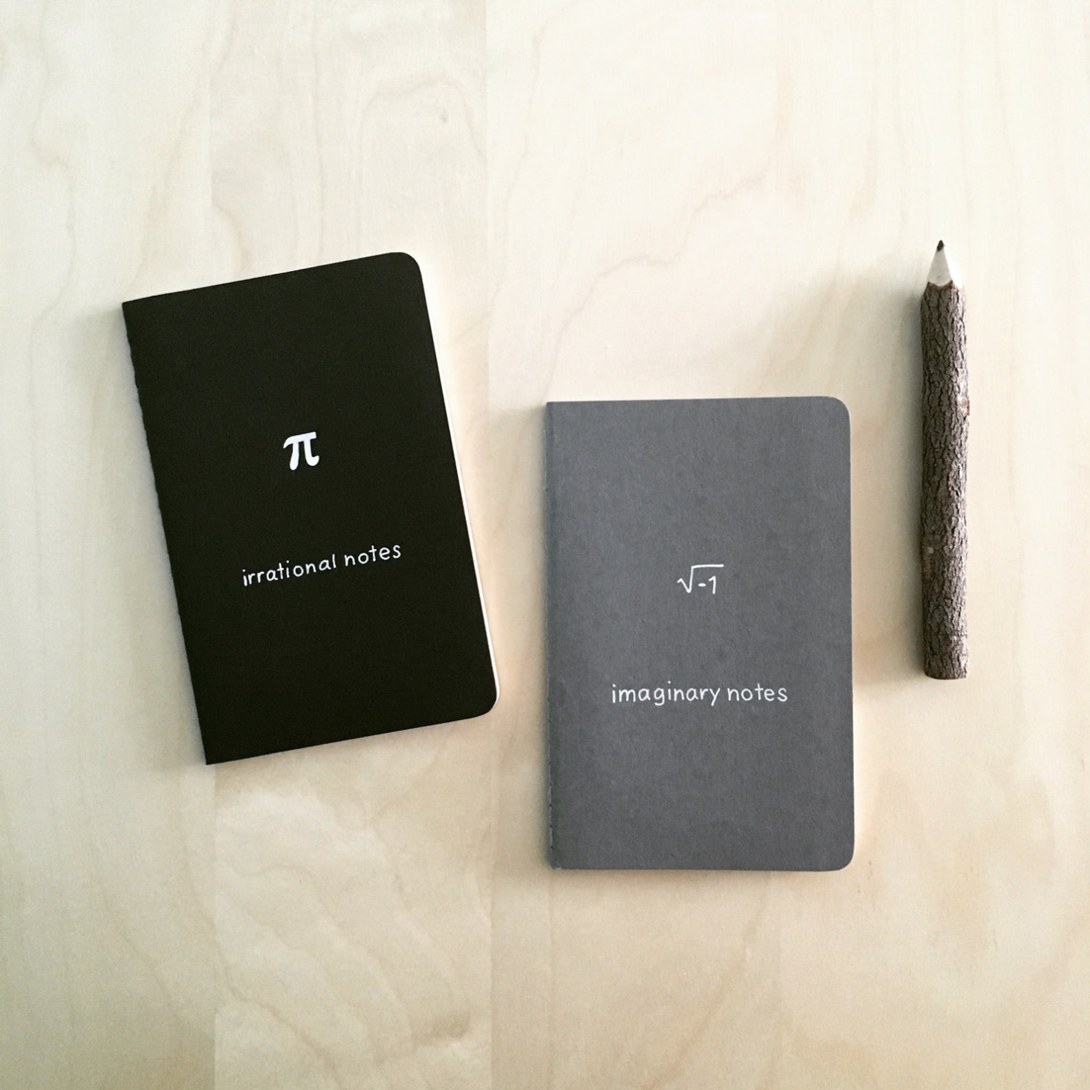 Pi Math Nerd Notebook Set Imaginary and Irrational Notes - Etsy