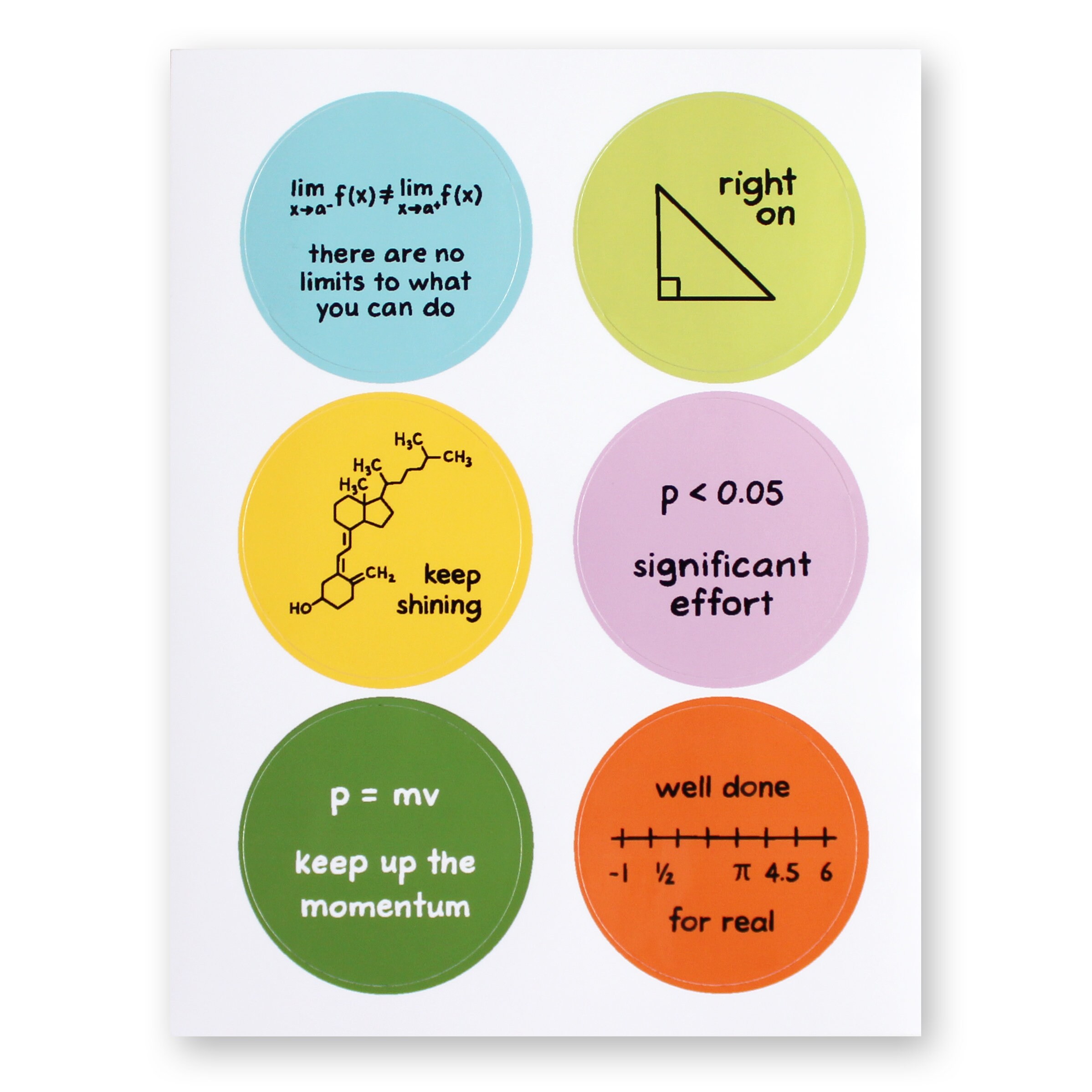 STEM Teacher Stickers Math Science Motivation Physics | Etsy