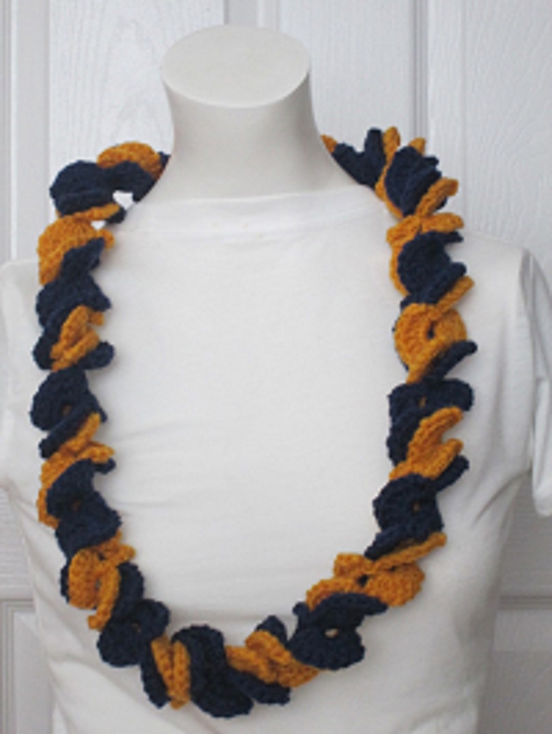 Twisted Lei~ Prefect for Any Special Occasions ~navy/gold - Etsy