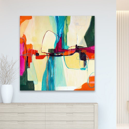 Extra Large Scale Canvas Original Abstract Painting - Etsy