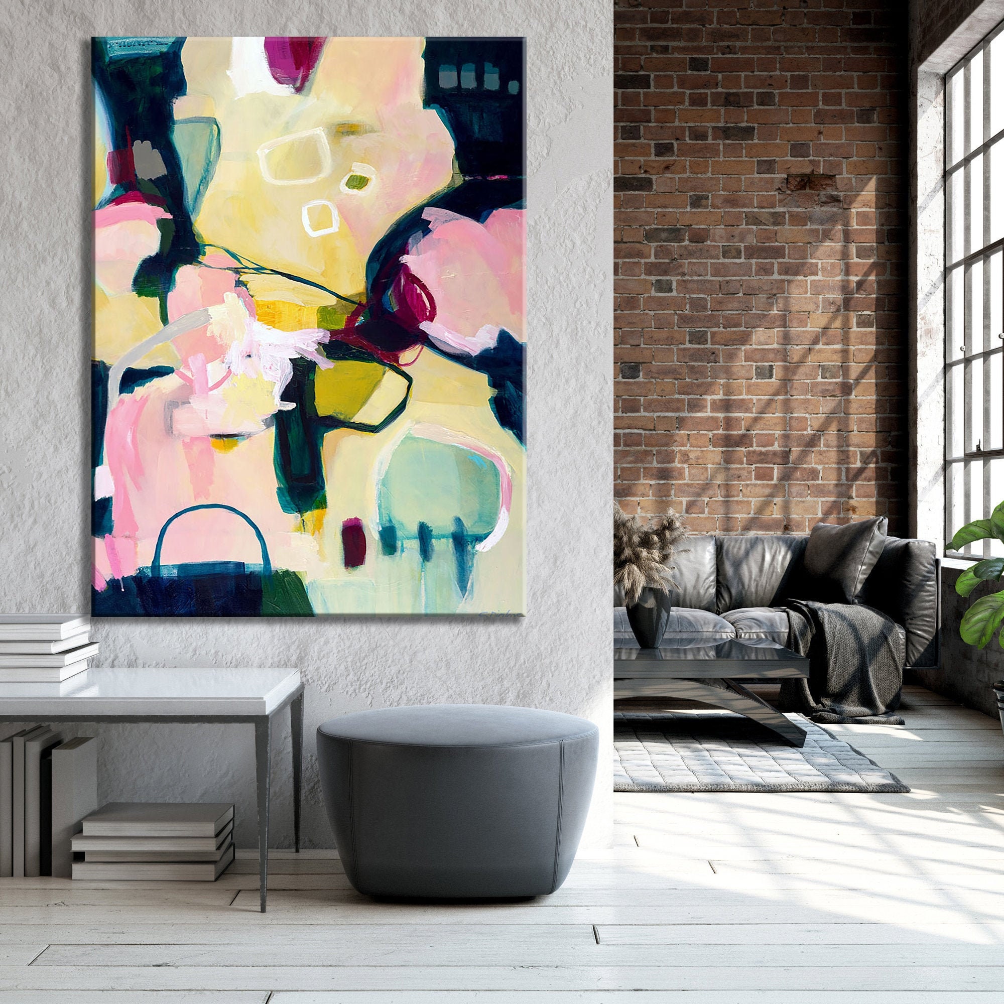 Extra Large Original Abstract Painting Print Abstract Art | Etsy