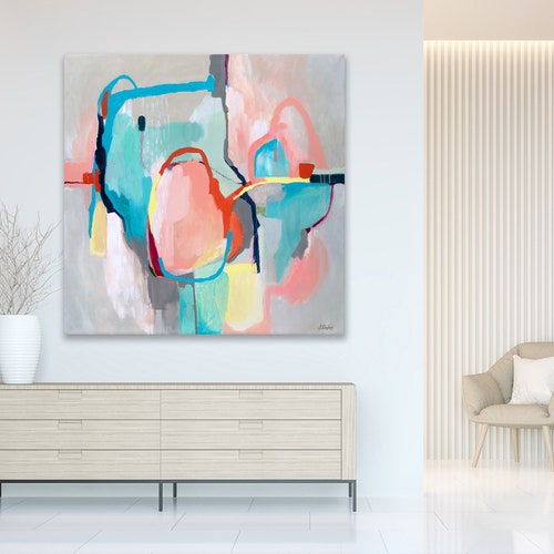 Extra Large Scale Canvas Original Abstract Painting - Etsy