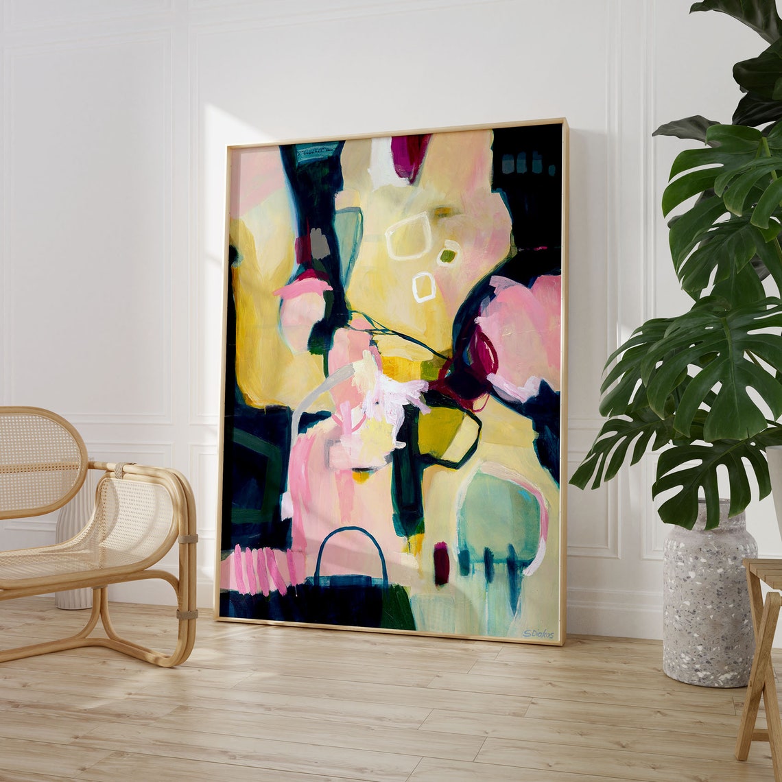 Extra Large Original Abstract Painting Print, Abstract Art Print ...