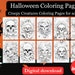 PRINTABLE- Intricate Halloween Coloring Pages for Adults - Creepy ...