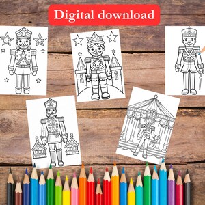 PRINTABLE - Christmas Magical Nutcracker Coloring Pages for Kids ...