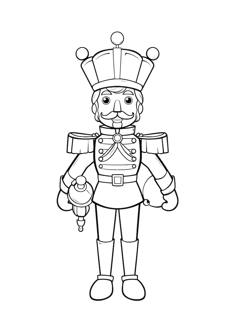 PRINTABLE- Magical Moments With the Nutcracker Prince Coloring Page for ...