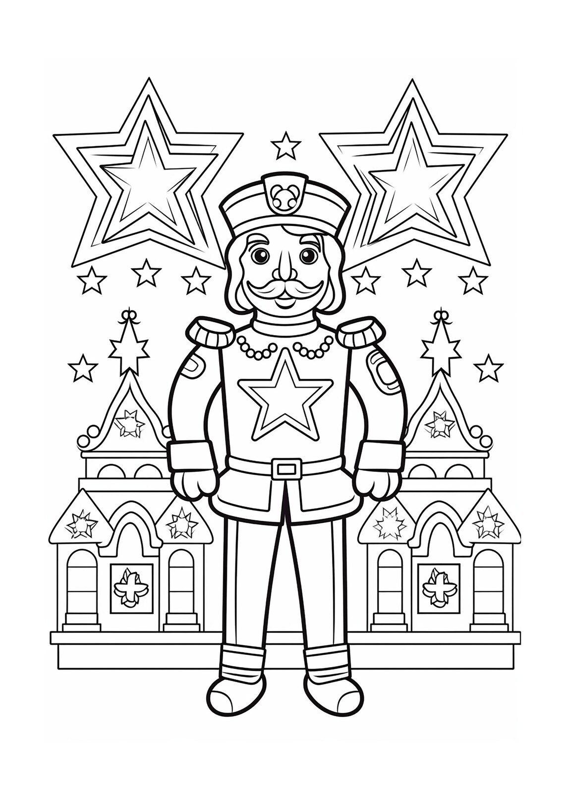 PRINTABLE - Christmas Magical Nutcracker Coloring Pages for Kids ...