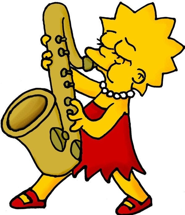 Lisa Simpson Saxophone