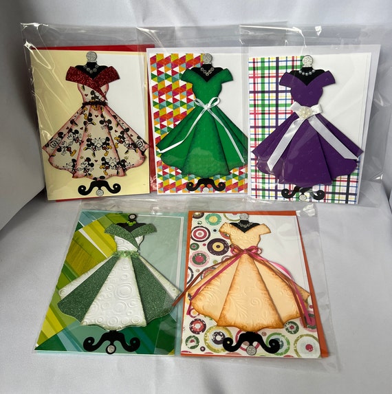 Handmade Dress Card