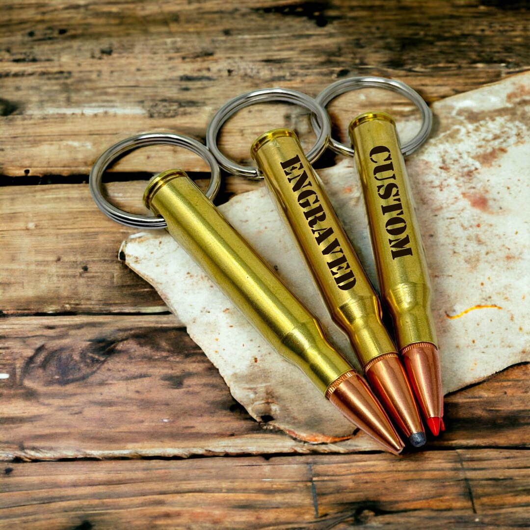 30-06 Bullet Keychain-custom Engraved-gifts for Him-personalized Gift ...