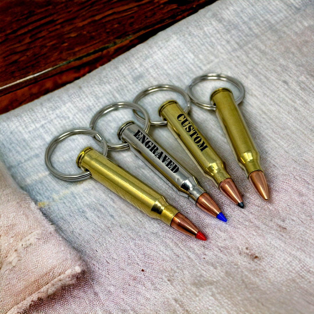 AR-15 Bullet Keychains Custom Engraved Gifts for Him gifts for Her ...