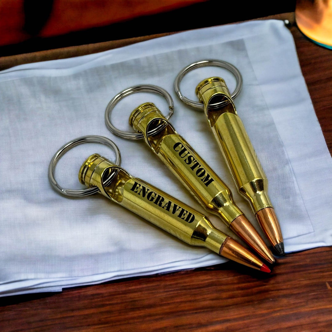 300winmag Bullet Bottle Opener - Keychain - Custom Engraved ...