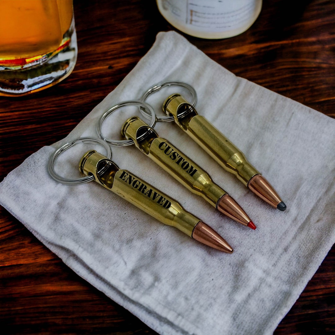30-06 Bullet Bottle Opener - Custom Engraved - Keychain - Personalized ...