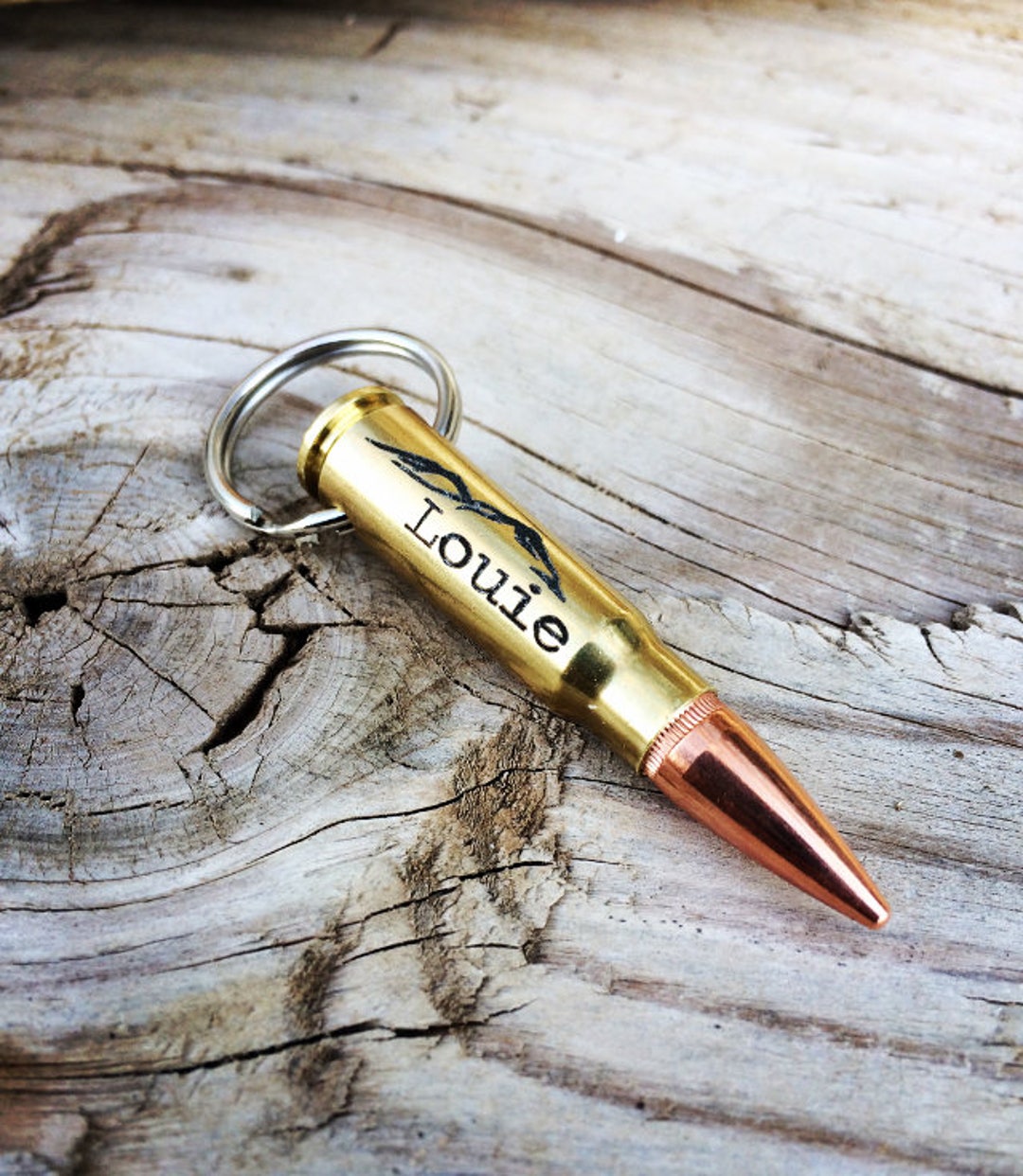 AK-47 Bullet Keychain - Custom Engraved - Handmade - Gifts for Him ...
